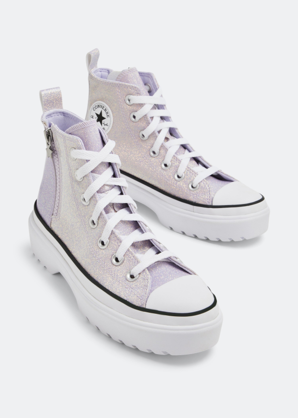 Converse Chuck Taylor All Star Lugged lift sneakers for Girl - Purple ...